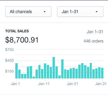 How I Generated Over $8,700 In January 2018 With Shopify - Internet ...